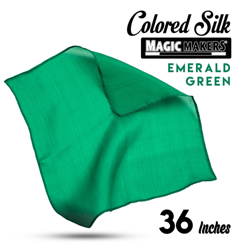 Magic Makers 36 Inch Professional Grade Magician\'s Silk - Emerald ...