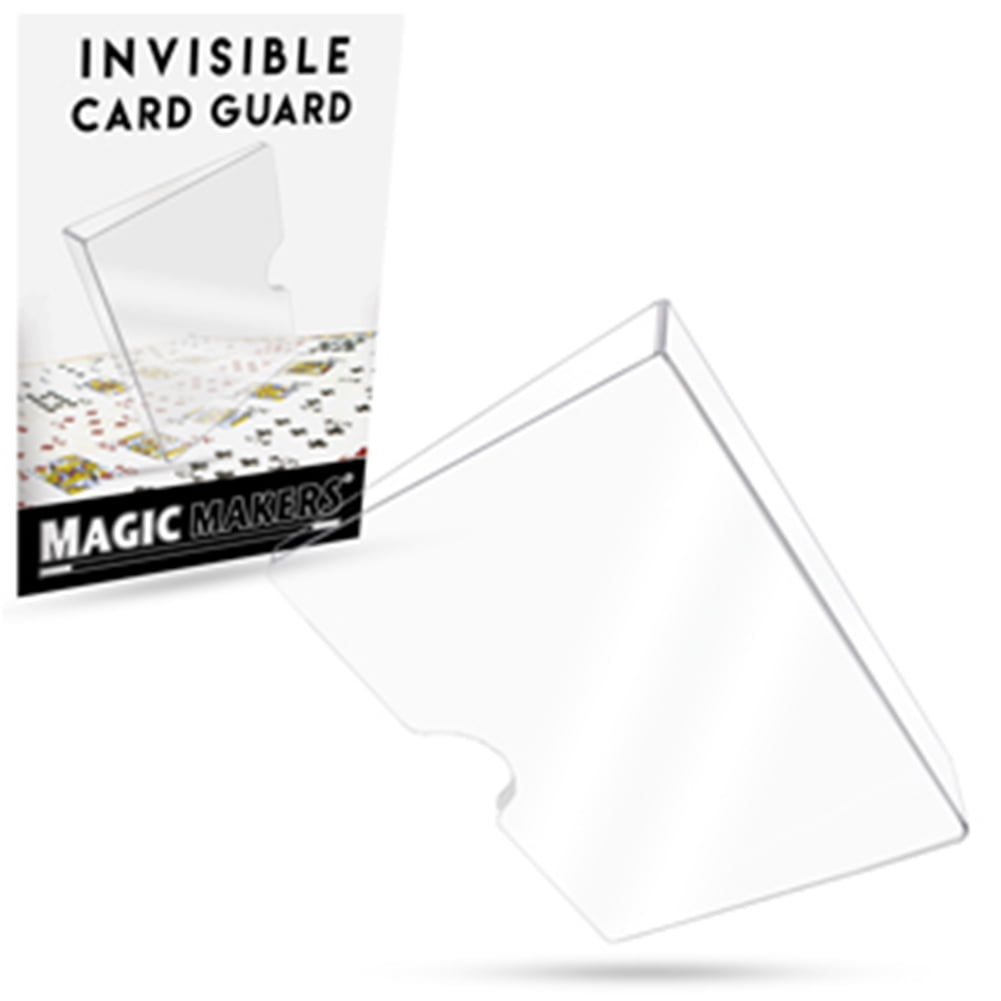 Magic Makers Invisible Card Guard - Clear Card Deck Cover - Walmart.com