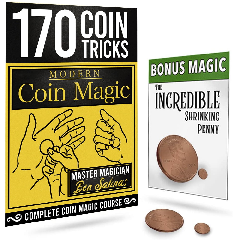 Magic Makers Modern Coin Magic 170 Coin Tricks Kit - Walmart.com