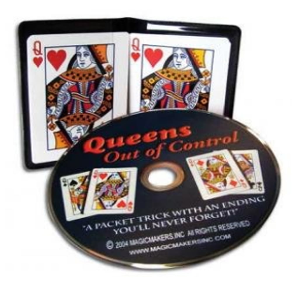 Magic Makers Queens Out of Control - Packet Trick - Card Trick - Walmart.com
