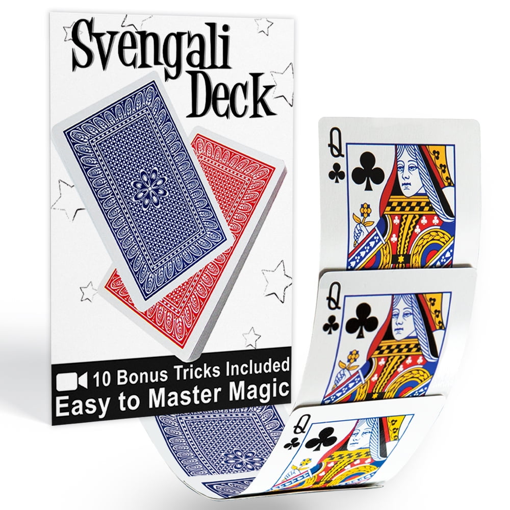 Magic Makers Svengali Deck- Easy Magic Card Trick Kit - Assorted Red or ...
