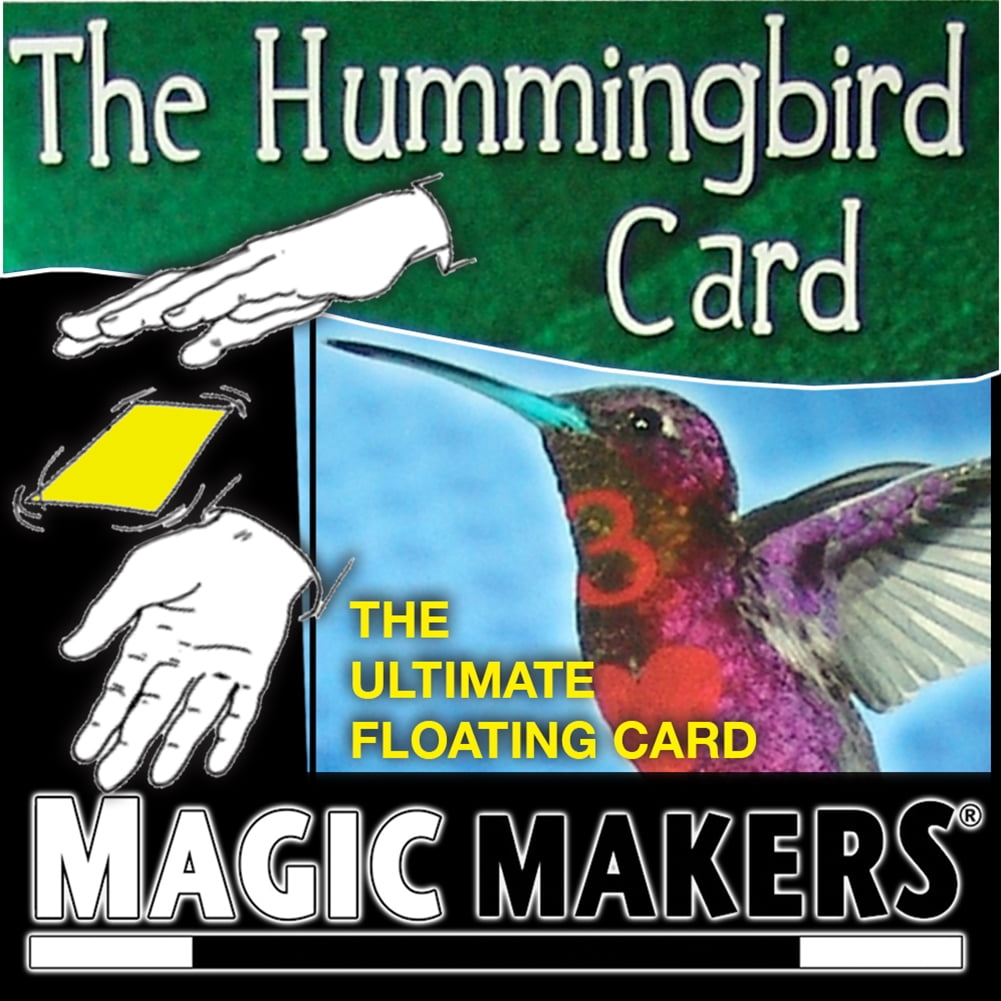 Magic Makers - The Hummingbird Card - The Ultimate Floating Card Magic ...