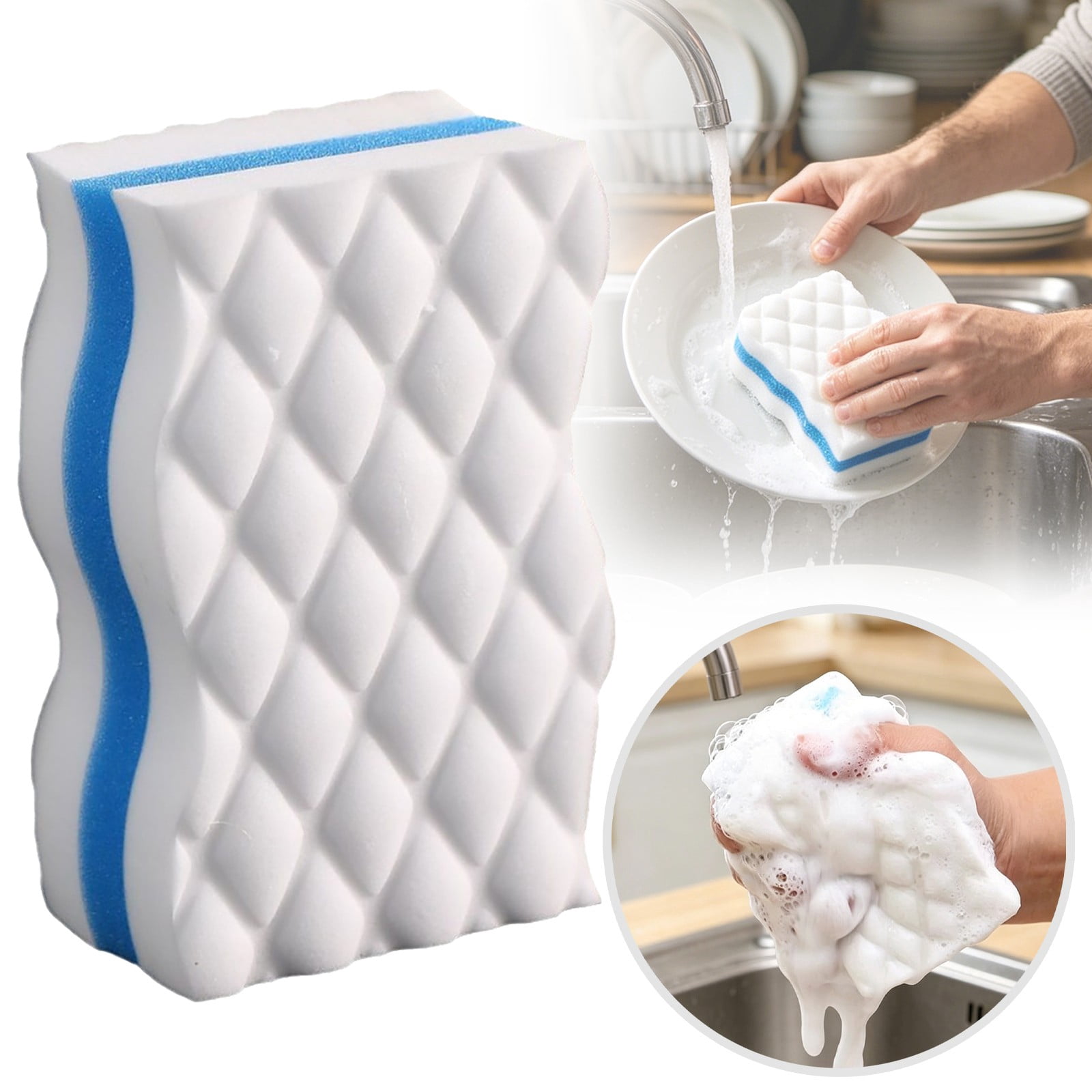 Magic Melamine Foam Sponge Cleaning Pads Universal Eraser Sponge for ...