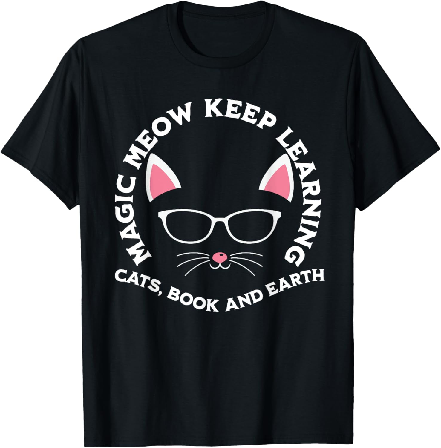 Magic Meow Keep Learning Cats Book and Earth T-Shirt - Walmart.com