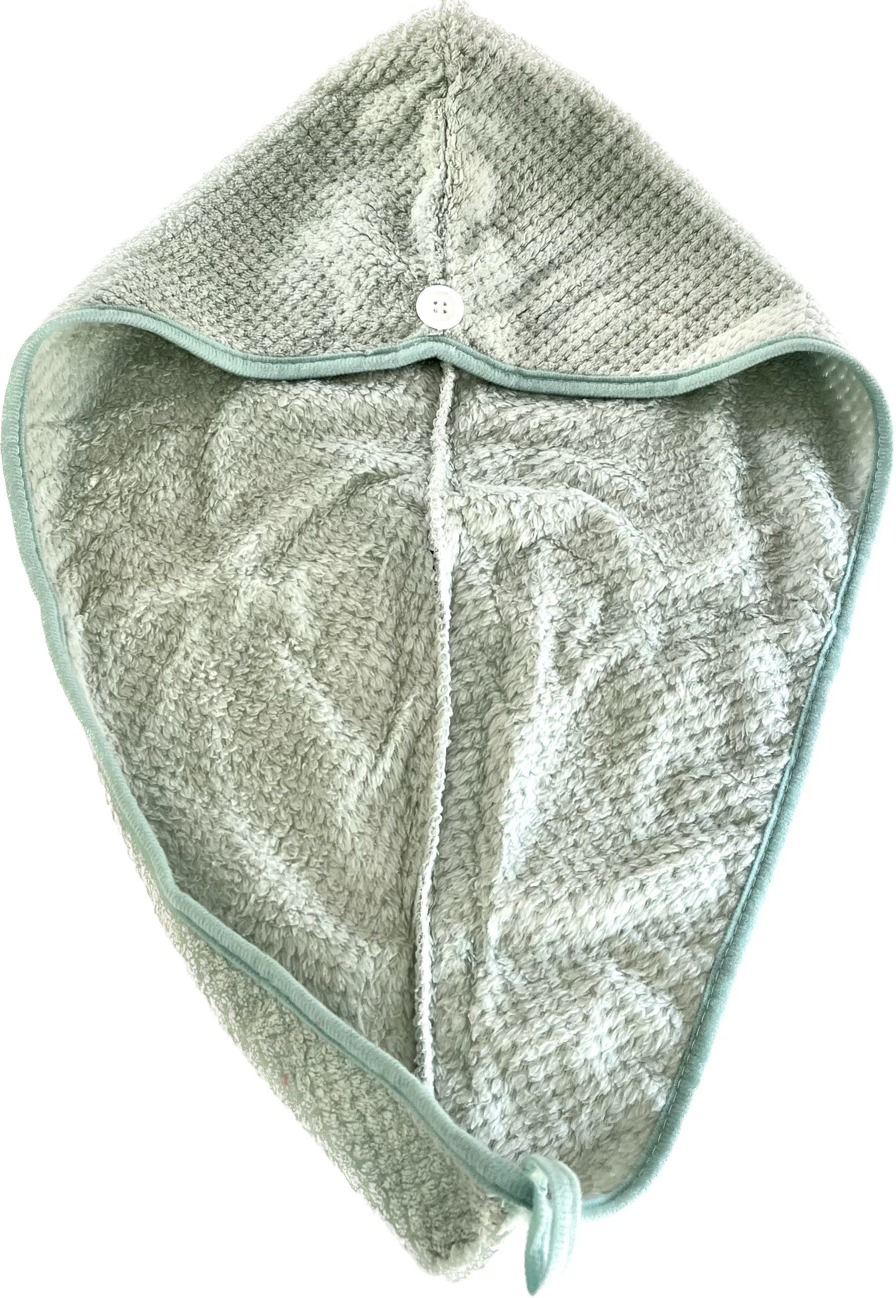 Magic Microfiber Hair Fast Drying Dryer Towel Bath Wrap Hat Quick Cap ...