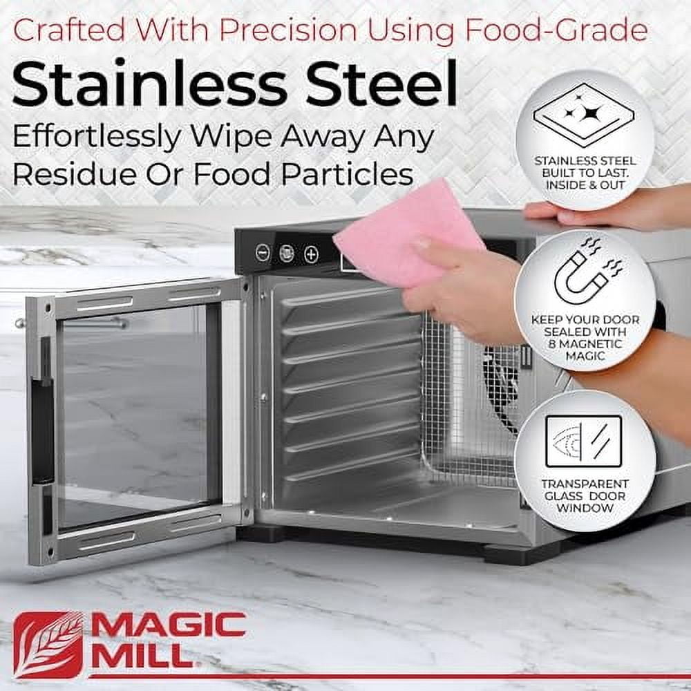 Magic Mill Pro Food Dehydrator Machine | 7 Stainless Steel Trays ...