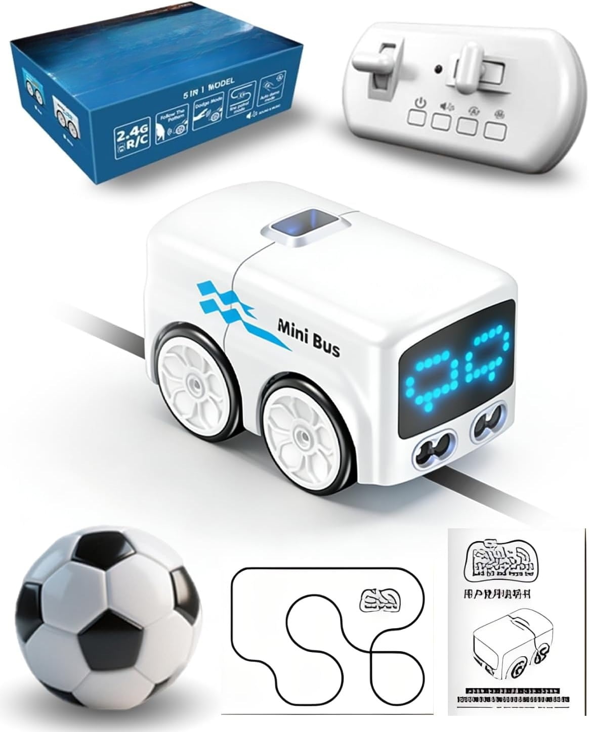 Magic Mini Bus - 2026 Upgraded Gesture & Remote Control Smart Sensor ...