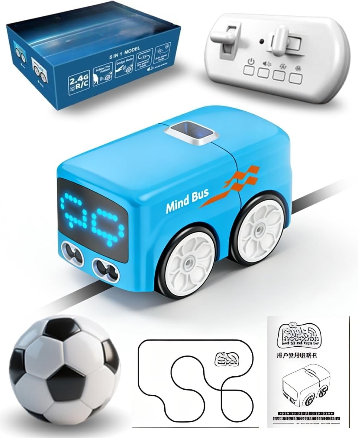Magic Mini Bus - 2026 Upgraded Gesture & Remote Control Smart Sensor ...