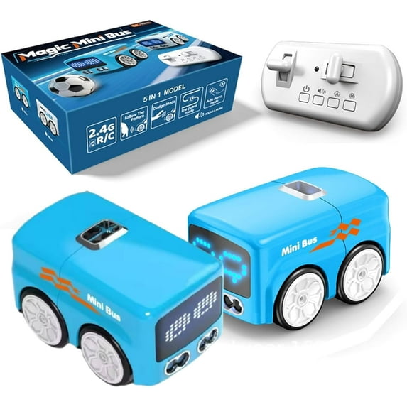 Magic Mini Bus, Intelligent Remote Control Sensor Car with Dual-Control ...