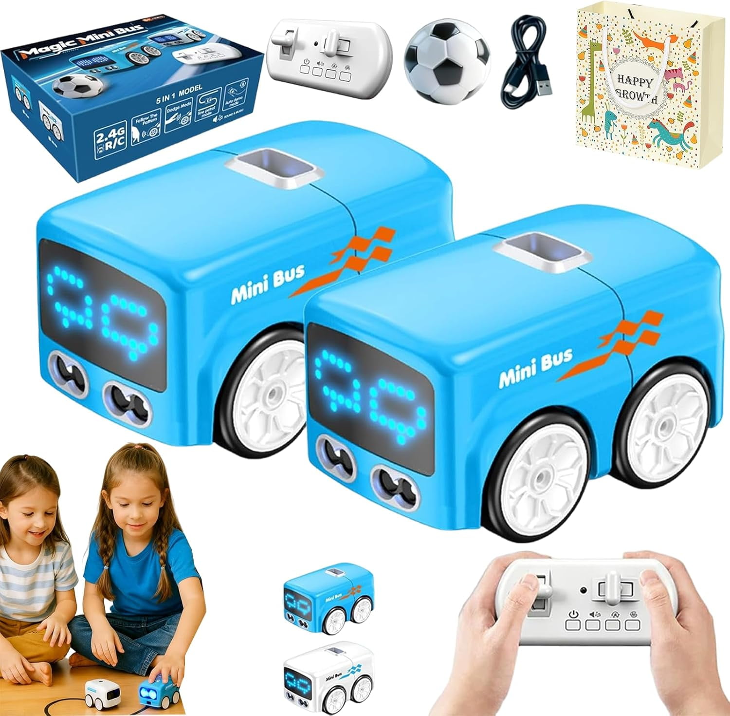 Magic Mini Bus, Magic Car Follows Line, Gesture Follows with Automatic ...