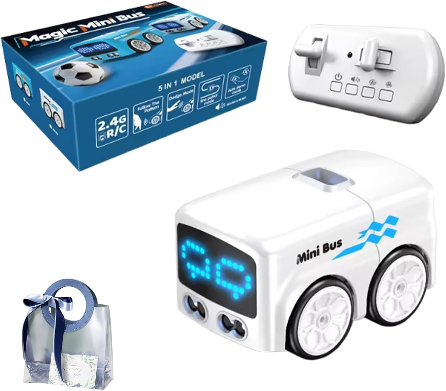 Magic Mini Rc Bus, 2026 New Remote Control City Buses, Sensor Car ...