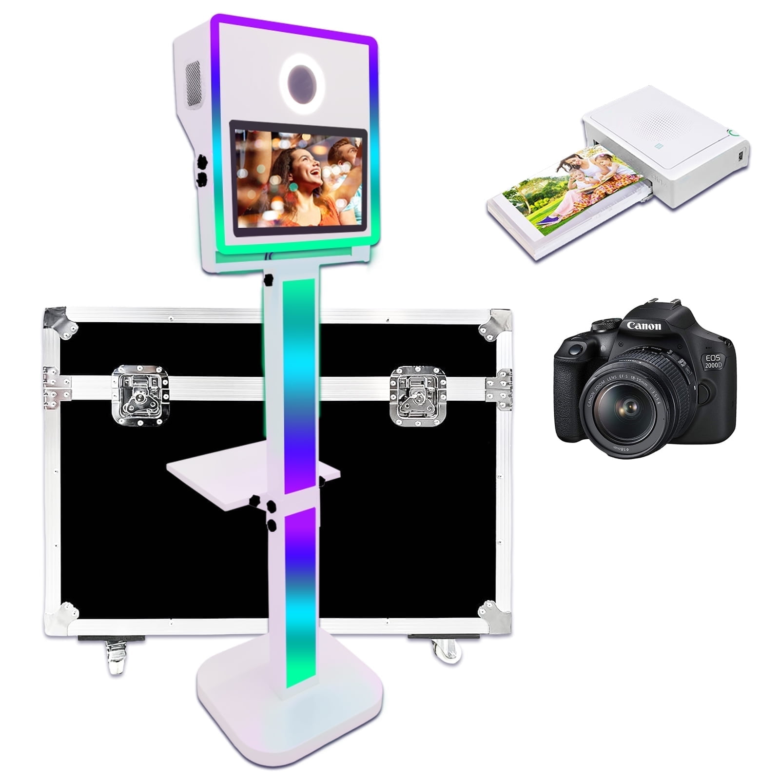 PAAFNN 15.6''Touch Screen Magic Mirror Photobooth Machine for Weddings ...
