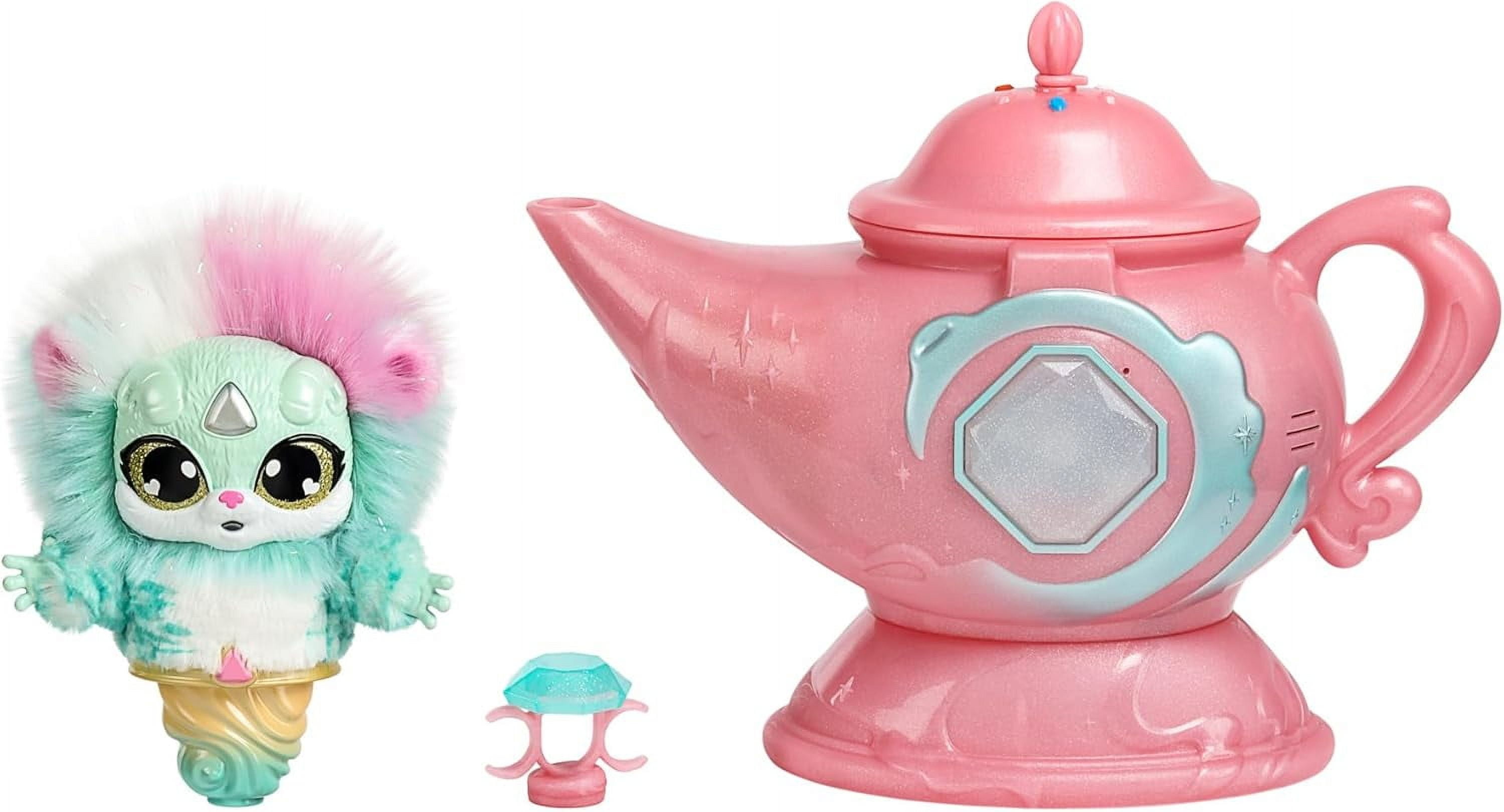 Magic Mixies Magic Genie Lamp with Interactive 8" Plush Toy and 60 ...