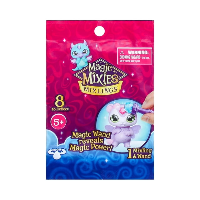 Magic Mixies Mixlings, 1 2inch Figure in Pink Bag, Ages 5+, Styles Vary ...