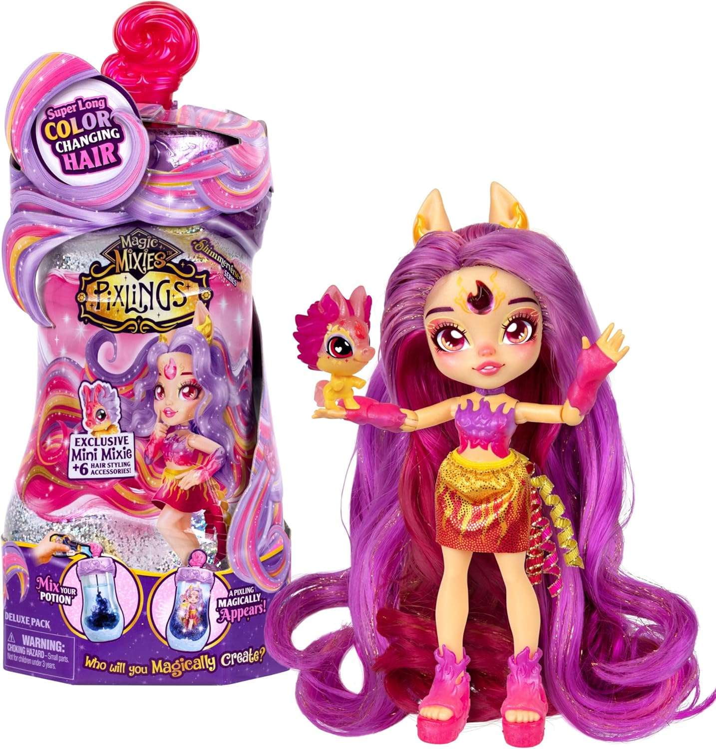 Magic Mixies Shimmerverse Series Pippa The Firehorse Doll Set - Walmart.com