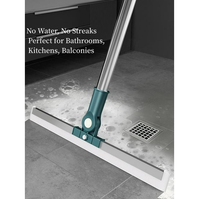 Magic Mop | 3-Piece Kit All Surface Sweeper and Squeegee for Wet and ...
