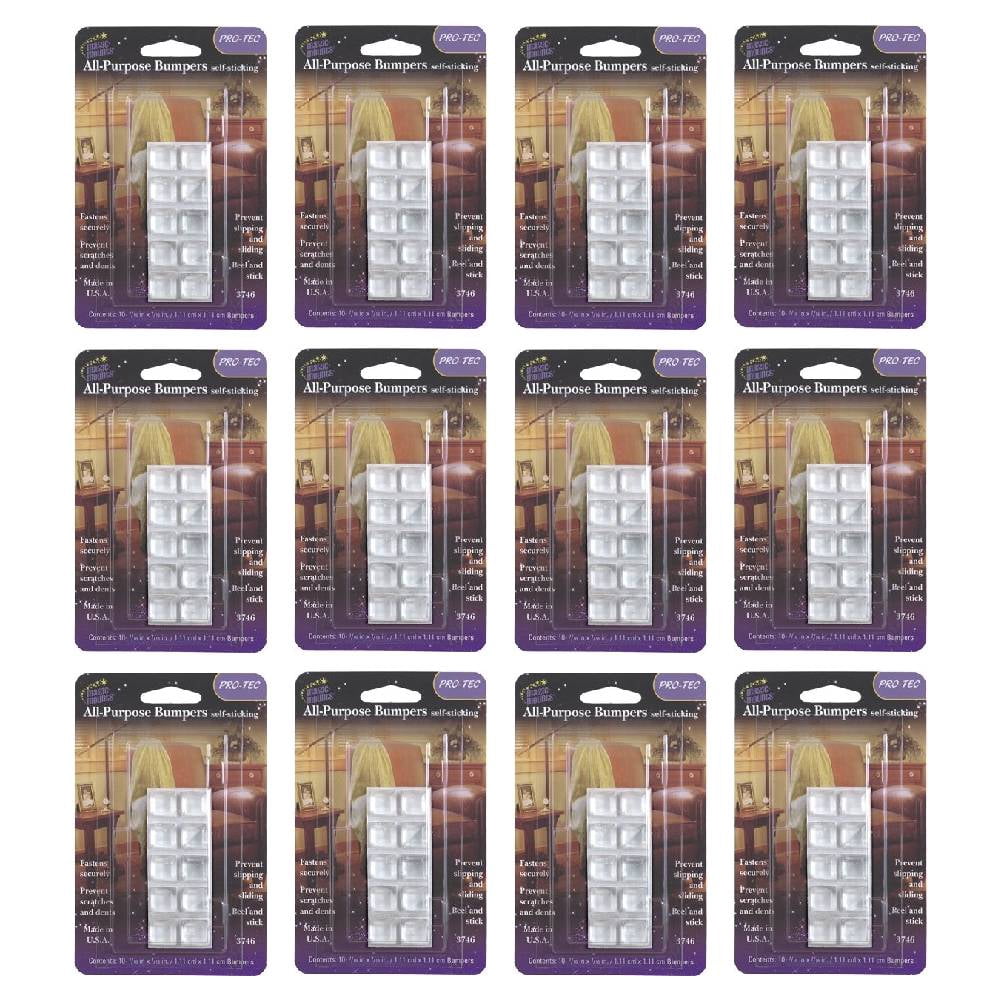 Magic Mounts All Purpose Bumpers 10 Count Square Self Stick ProTec 3746 ...