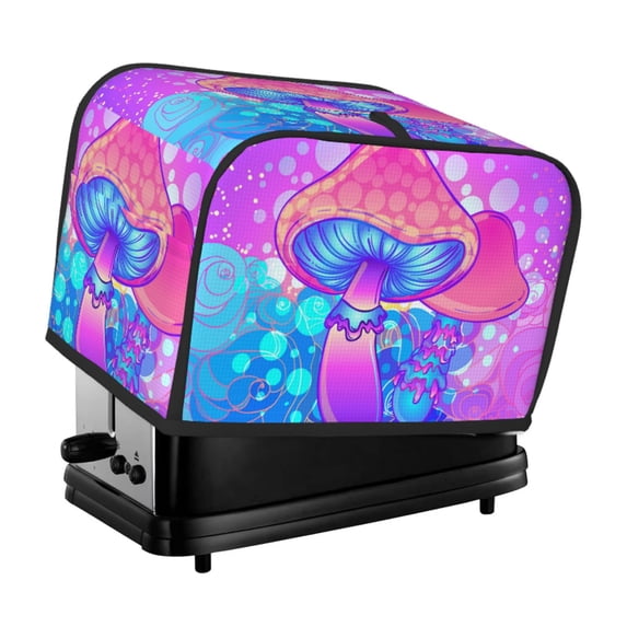 Magic Mushroom Geometry Psychedelic 2 Slice Toaster Cover Bread Maker ...