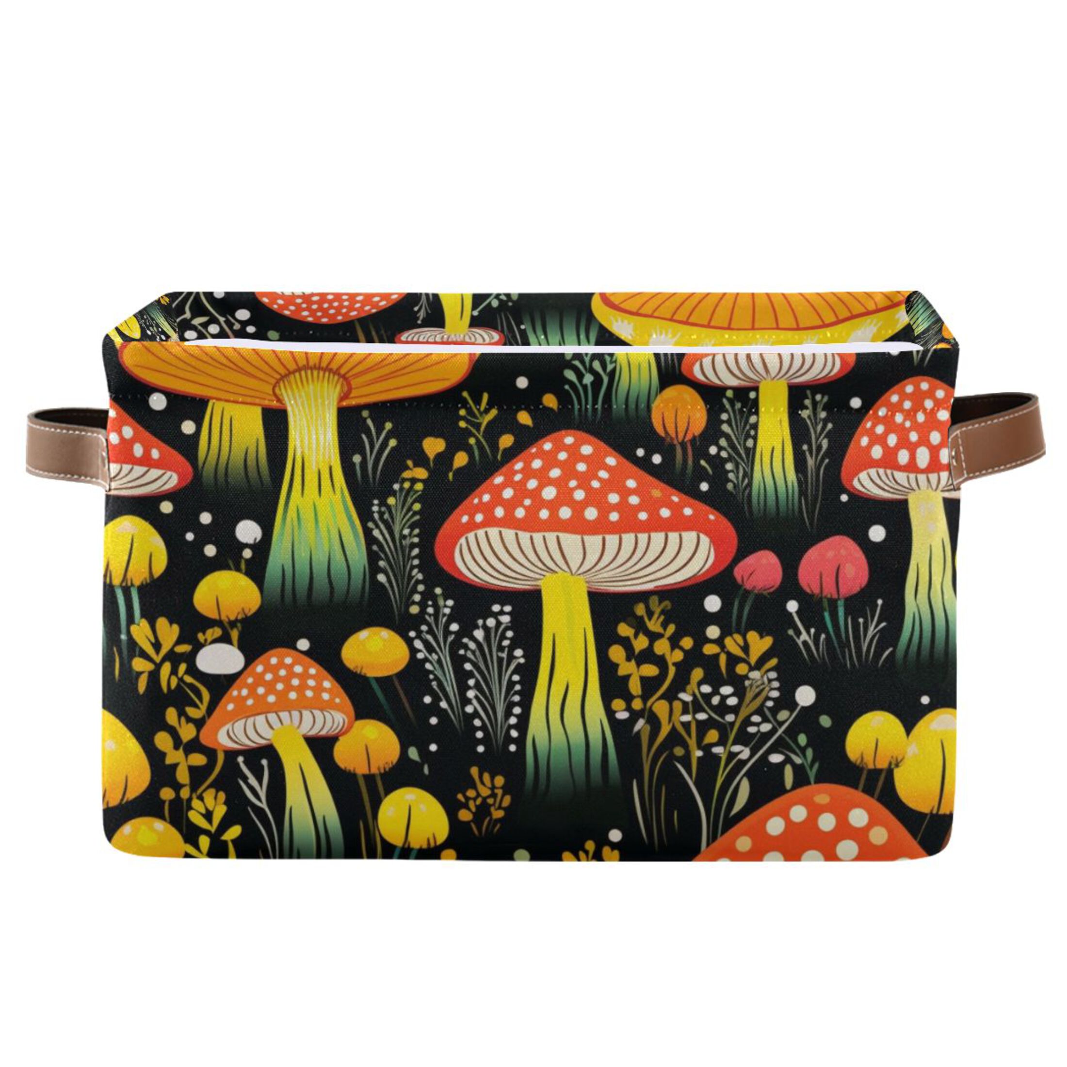 Magic Mushroom Storage Basket Large Bin Laundry Boxes Toys Foldable ...