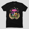 Magic Mushrooms Psychedelic Fungus Space Funny Sarcastic Unisex T-Shirt ...