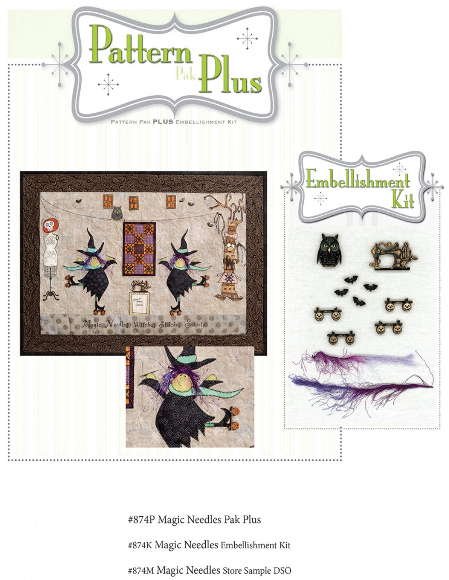 Magic Needles Pattern Pak Plus by Happy Hollow Designs - Walmart.com