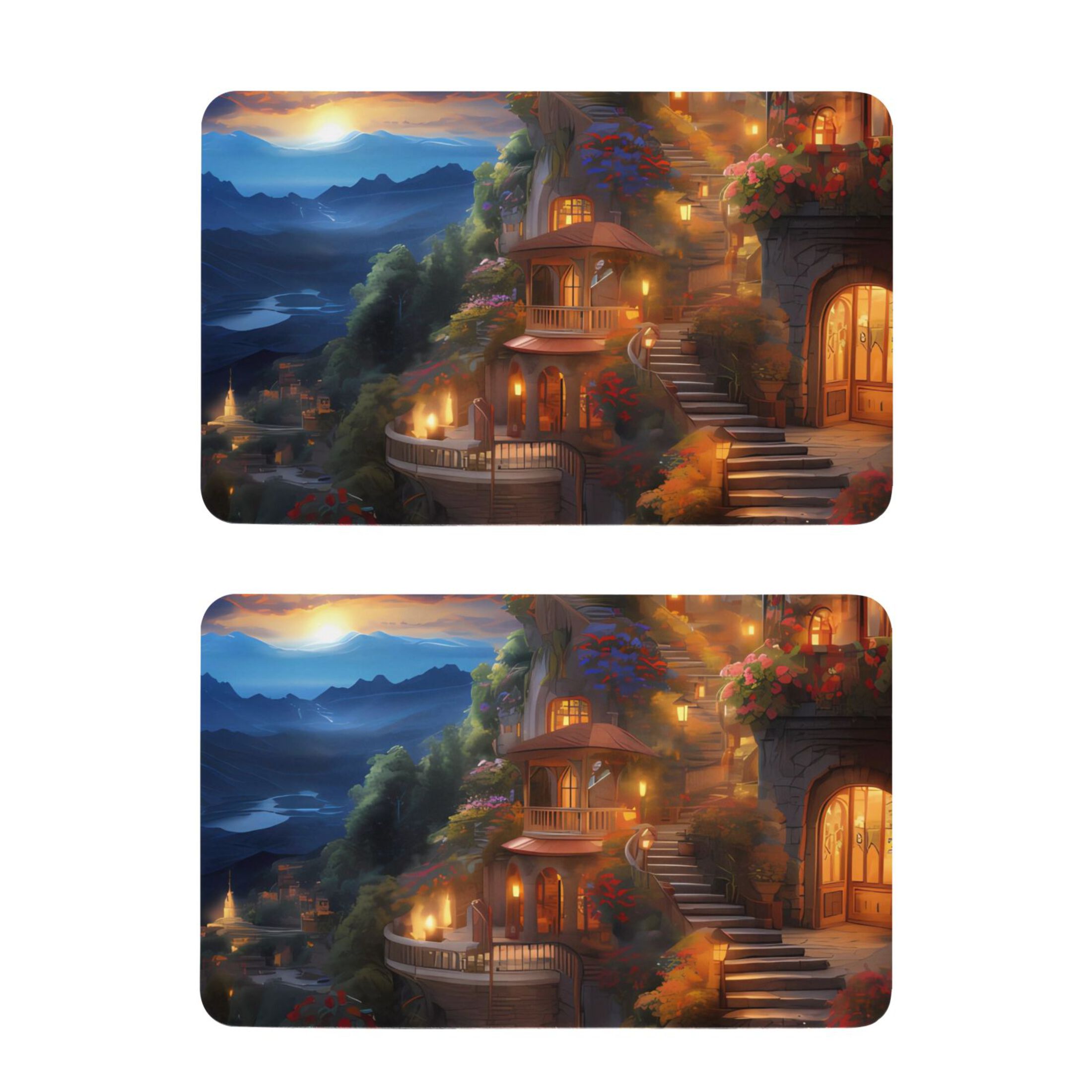 Magic Night Print Fridge Magnetic Sticker Refrigerator Magnets Kitchen ...