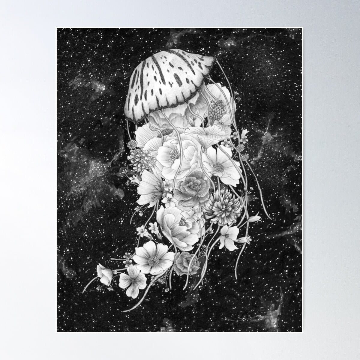 Magic Ocean: The Jellyfish Poster Wall Art, Modern Wall Decor For ...