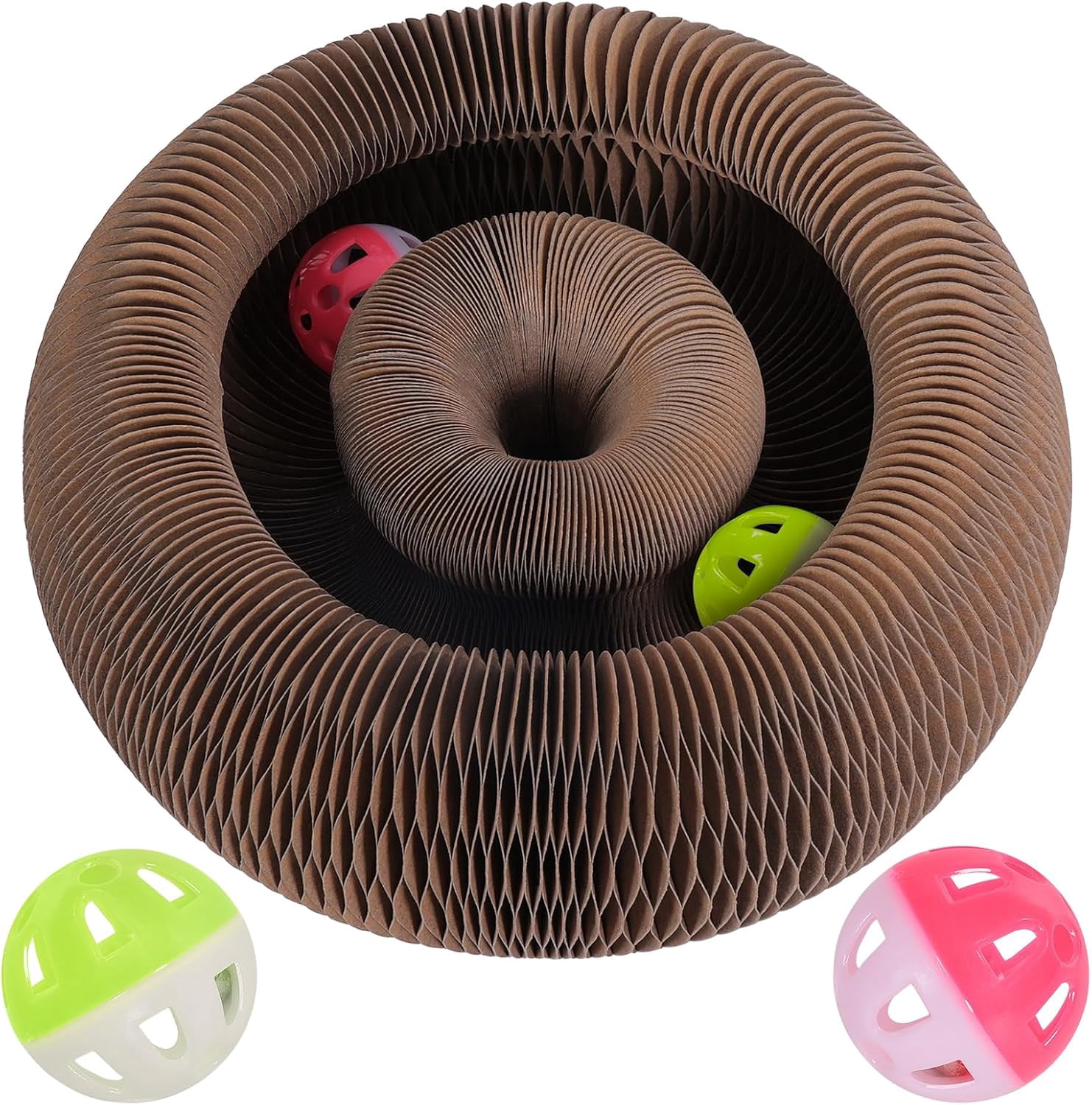 Magic Organ Cat Scratching Board – Foldable Interactive Cat Toy with 2 ...