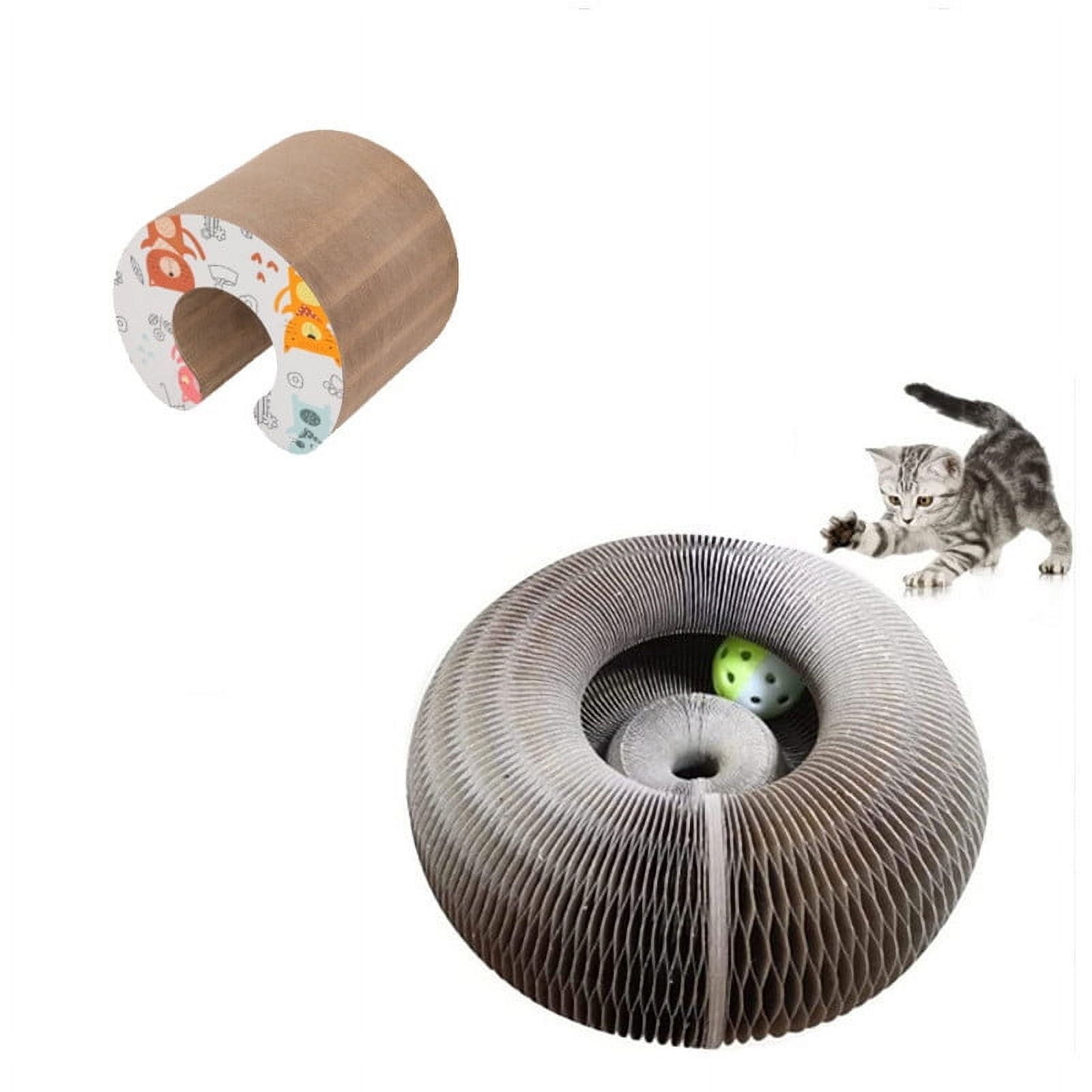Magic Organ Cat Toy with Ball Cat Scratch Board Cat Grinding Claw Cat ...