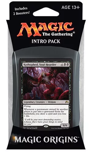 Magic the Gathering MTG Origins Intro Pack - Black (Starter, Theme ...
