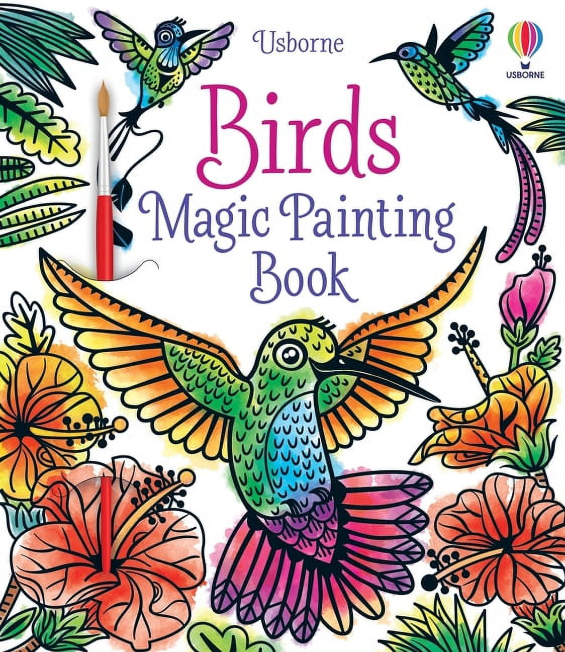 Magic Painting Books Birds Magic Painting Book, Book 9, (Paperback ...