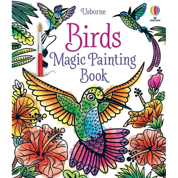 Magic Painting Books Birds Magic Painting Book, Book 9, (Paperback ...