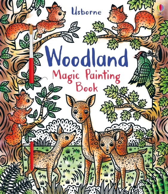 Magic Painting Books Woodland Magic Painting Book, (Paperback ...