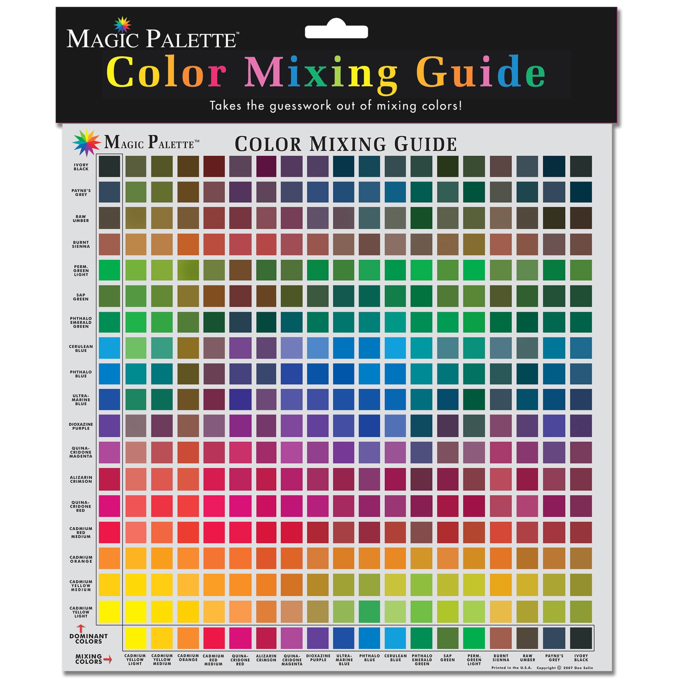 Magic Palette Personal Color Mixing Guide - Walmart.com