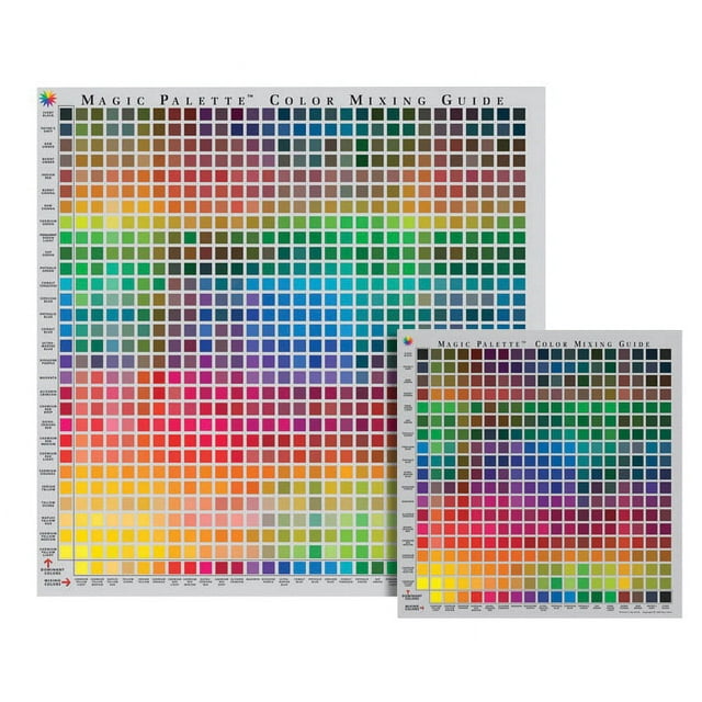 Magic Palette Studio Color Mixing Guide - Walmart.com