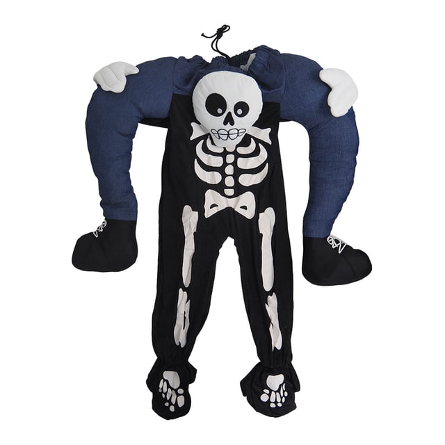 Magic Pants with Skull Head - Fake Leg Illusion Costume Pants, Funny ...