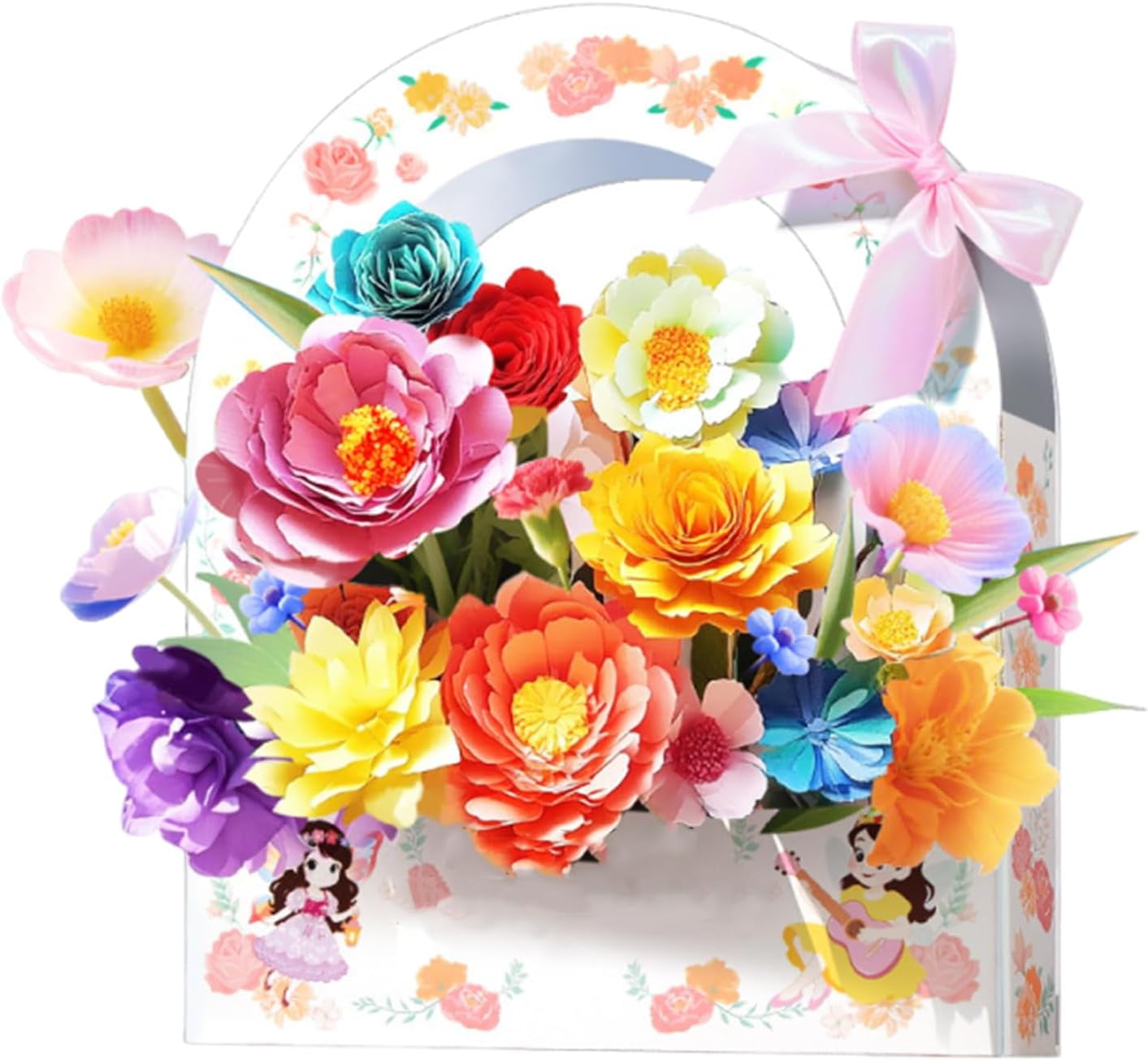 Magic Petal Flower Art Kit – DIY Paper Flower Craft Kit, Create 3D ...