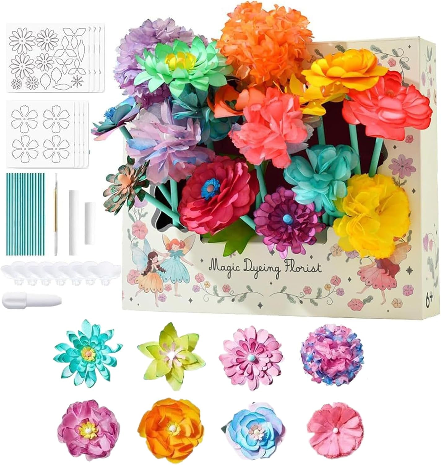 Magic Petal Flower Art Kit - Flower Making Set for Kids | Handcrafted ...