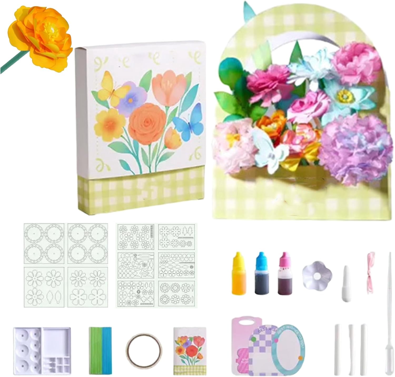 Magic Petal Flower Kit, Creativity Posh Petals Craftivity Craft Kit ...