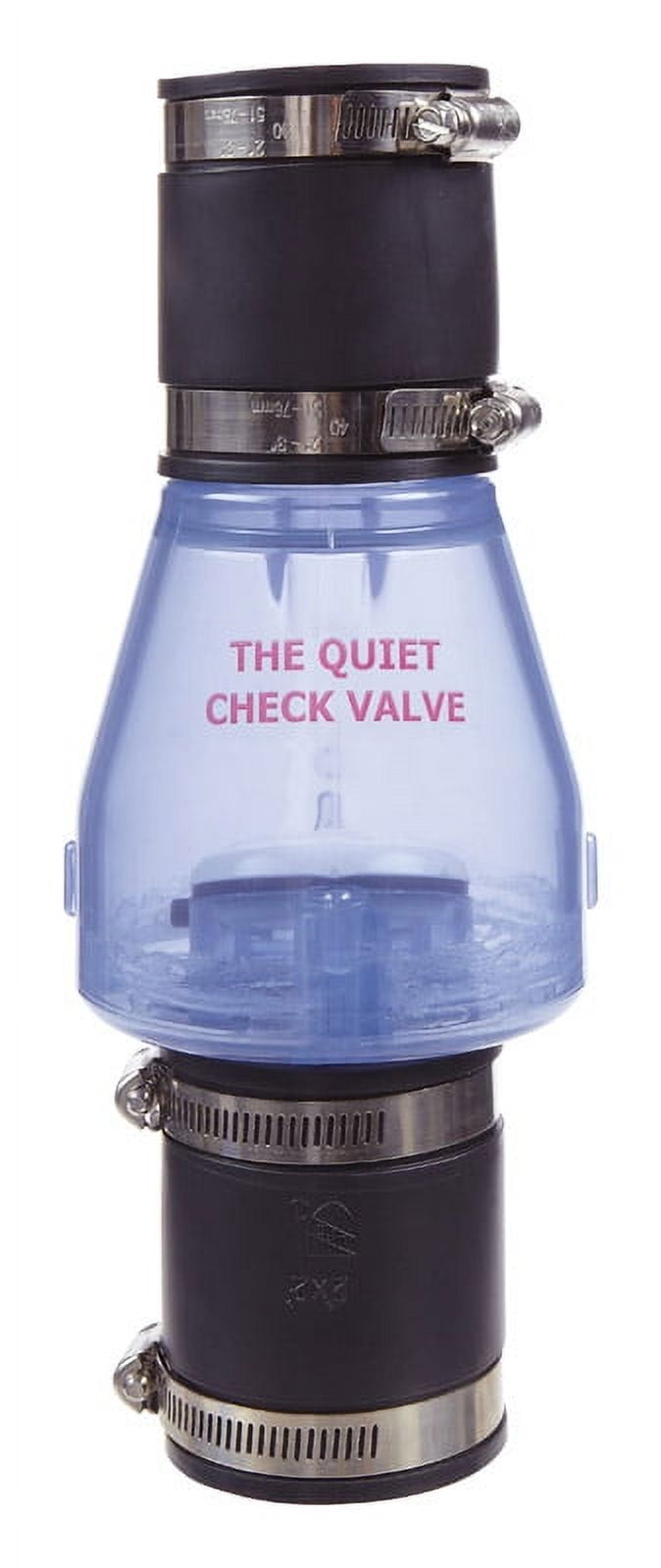 Magic Plastics 0821-20HC Plastic Clear Lead-Free Quiet Check Valve 2 in ...