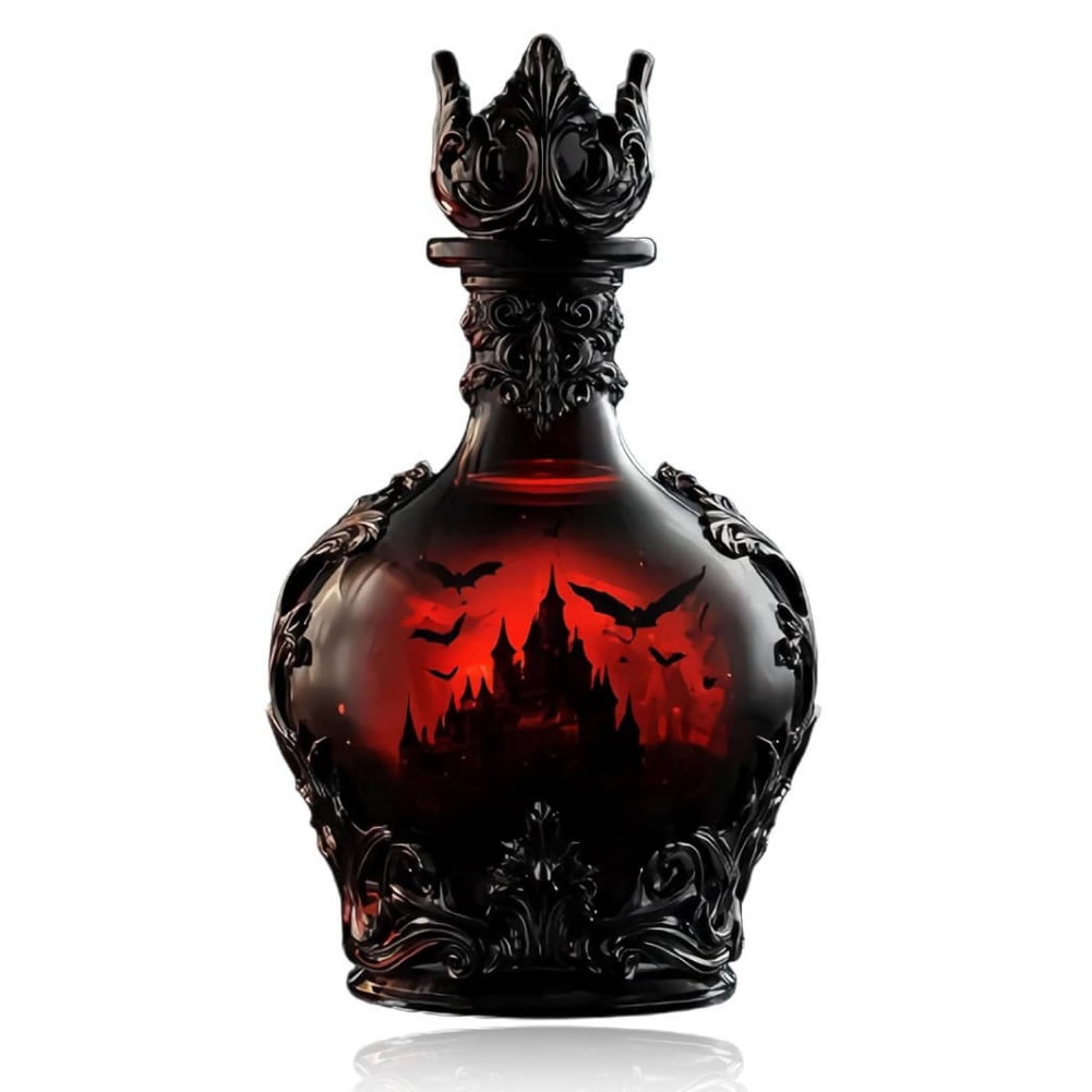 Magic Potion Style Whiskey Bottle, Gothic Vampire Elixir WhiskeyBottle ...