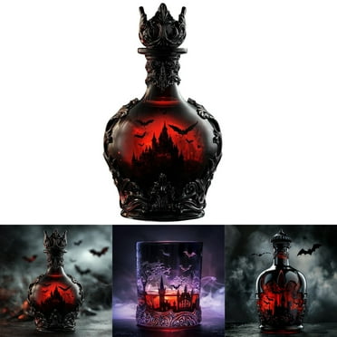 2025 Halloween Magic Potion Style Whiskey Bottle, Gothic Vampire Elixir ...