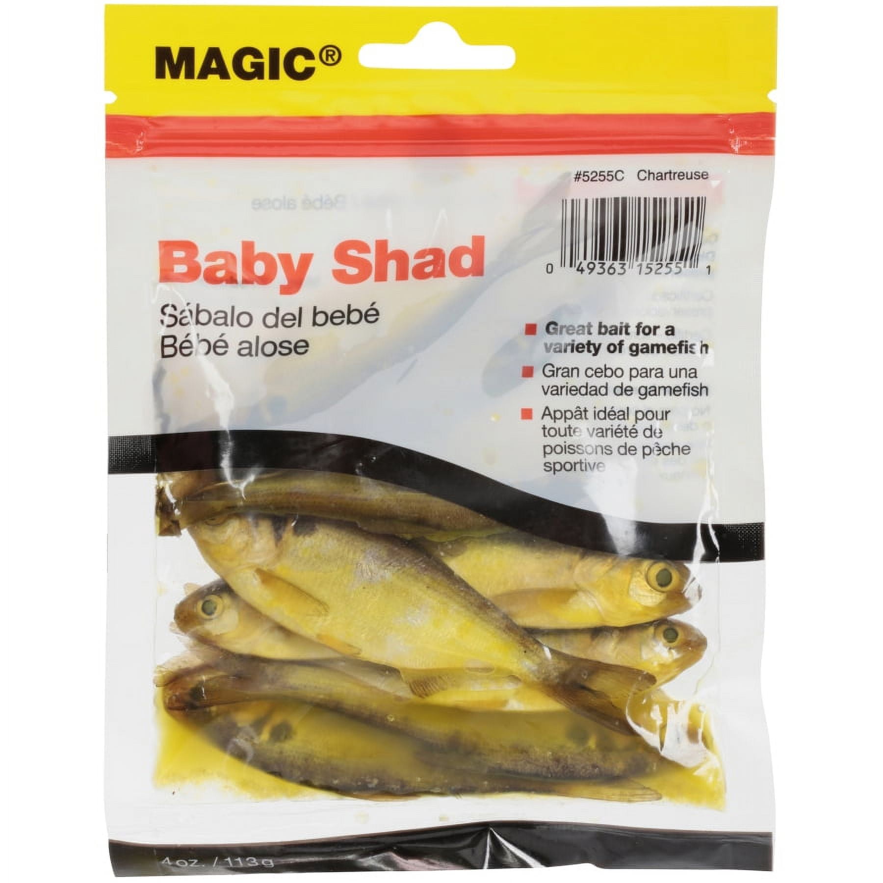 Magic Clean Products Preserved Shad Bait, Chartreuse, 4 oz, Anise Scent ...