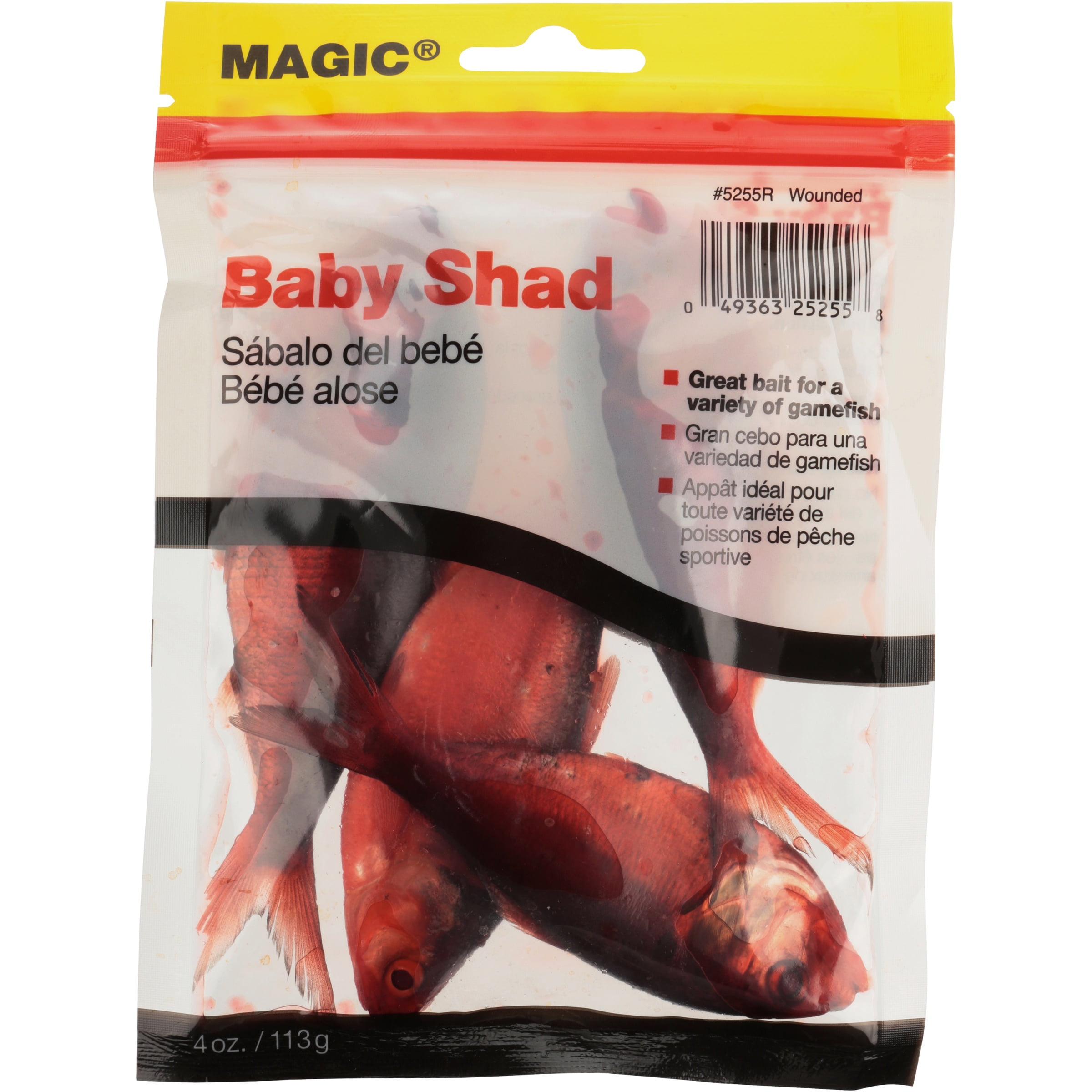 Magic Clean Products Preserved Baby Shad Bait, Red, 4 oz, Anise Scent ...