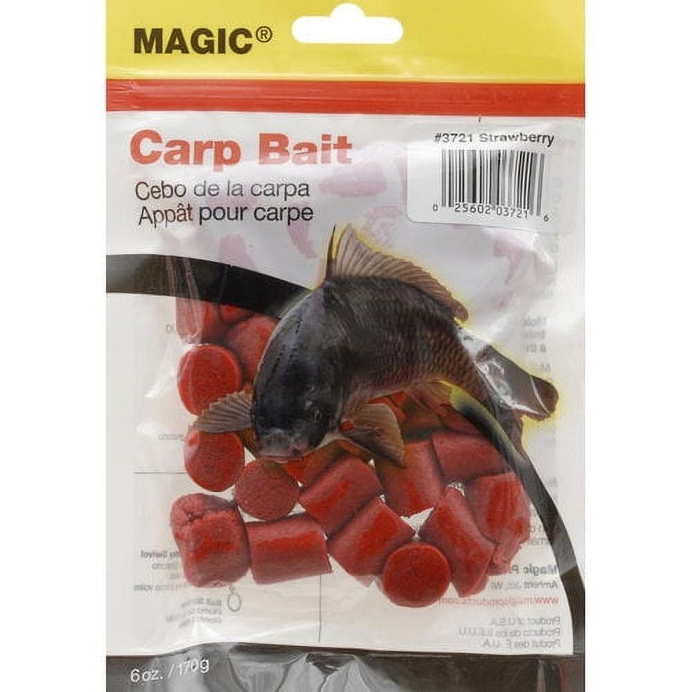 Magic Products Carp Bait, Red Strawberry, 6 Oz. - Walmart.com