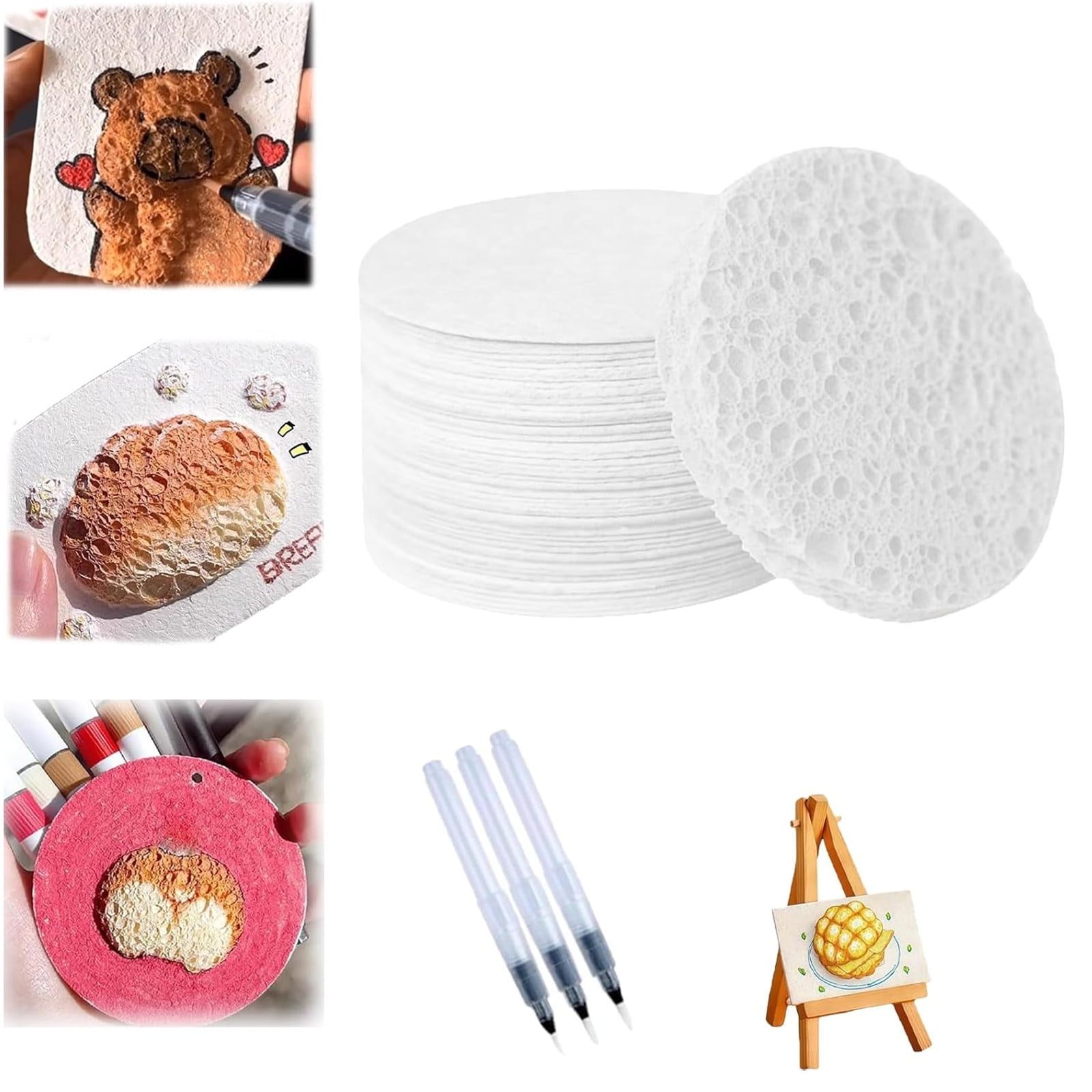 Magic Puffy Paint, 2025 New Foam Texture Blank Painting Paper, 3d ...