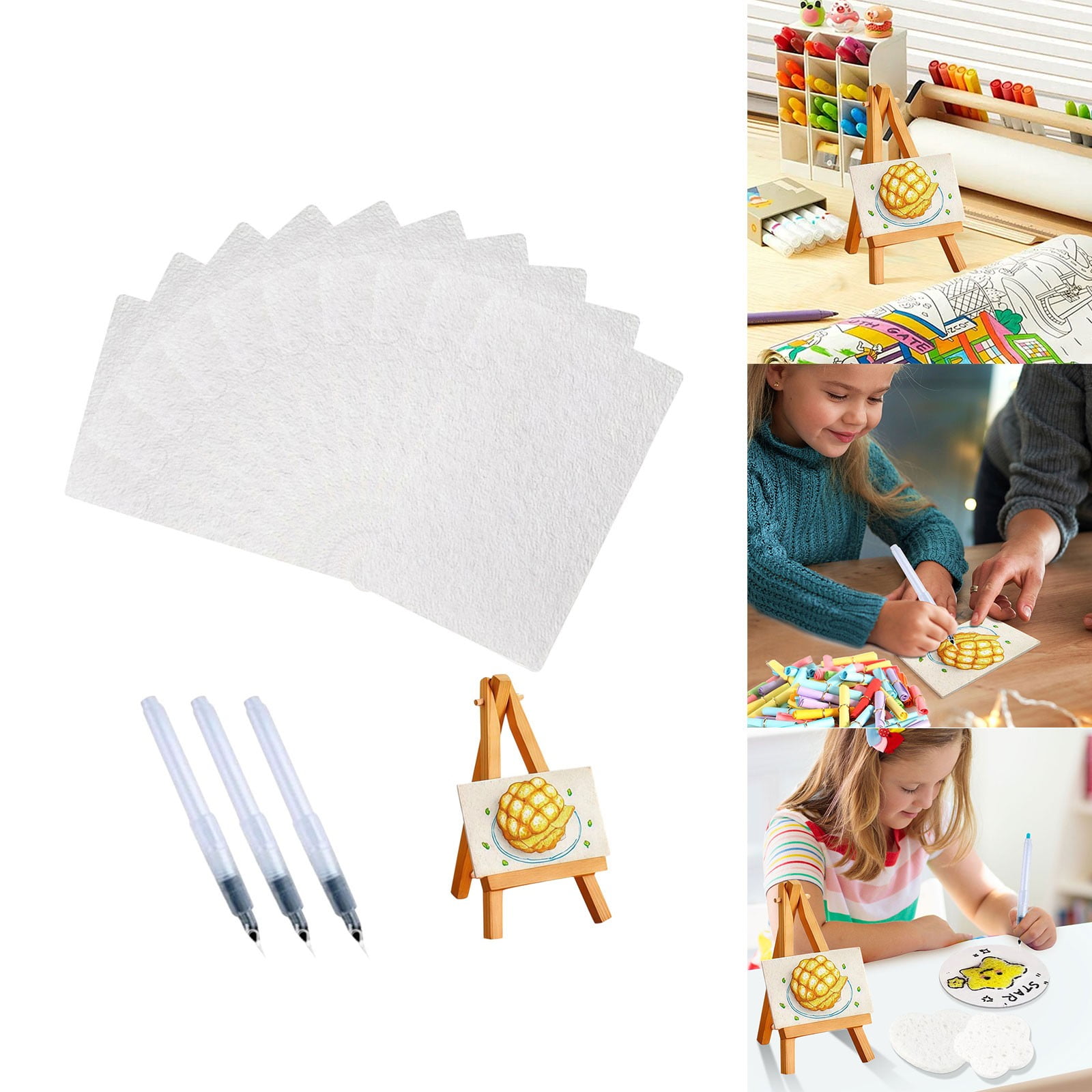 Magic Puffy Paint, 3D Drawing Magic Canvas Sponge, Foam Texture Blank ...