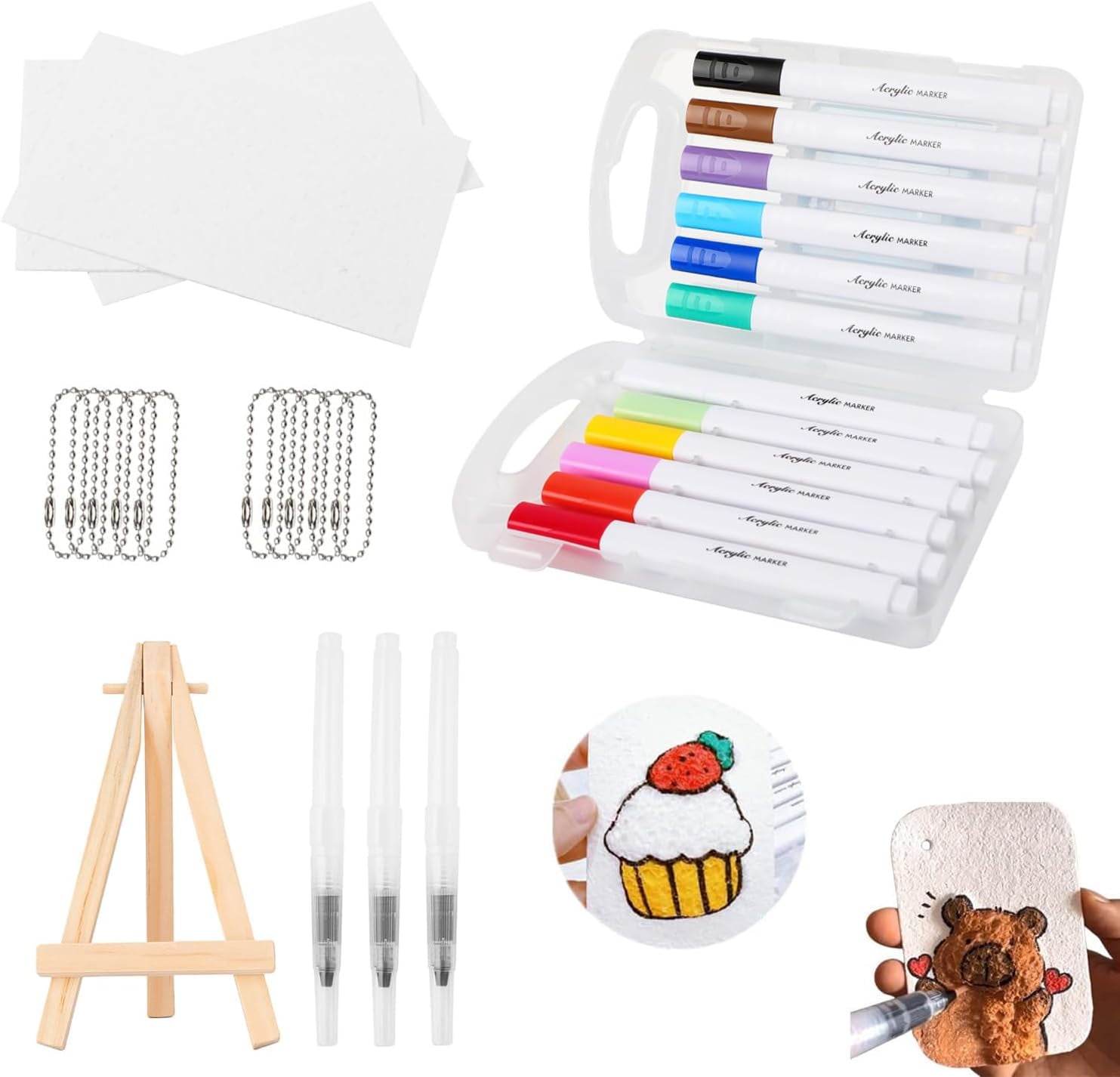 Magic Puffy Paint,3D Drawing Magic Canvas Sponge, Puffy Popcorn Drawing ...