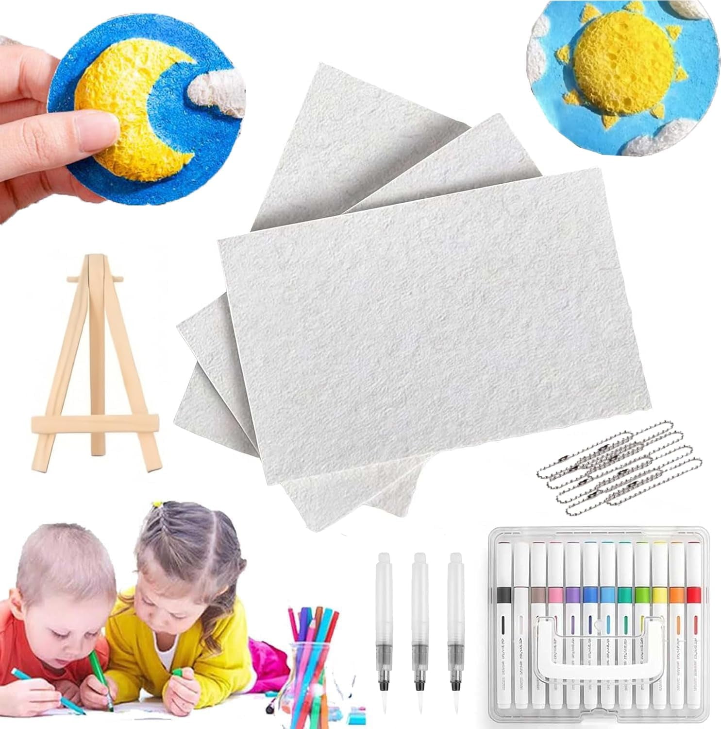 Magic Puffy Paint, 3D Drawing Magic Canvas Sponge, Ultimate Texture ...