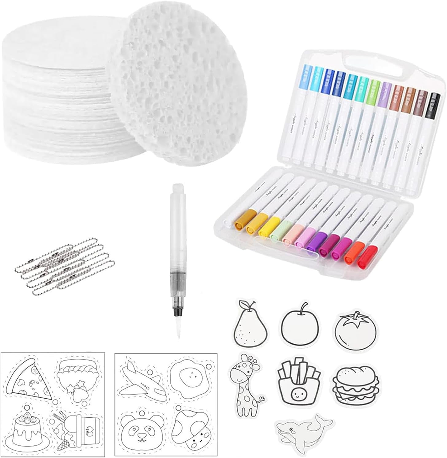 Magic Puffy Paint Kit – 3D Foam Texture Painting Set with Magic Water ...